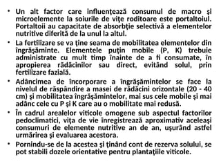 SISTEMUL DE FERTILIZARE LA CULTURA VITEI DE VIE ECOLOGICĂ.ppt