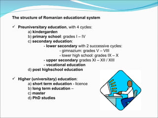 Sistemul educational din Romania | PPT