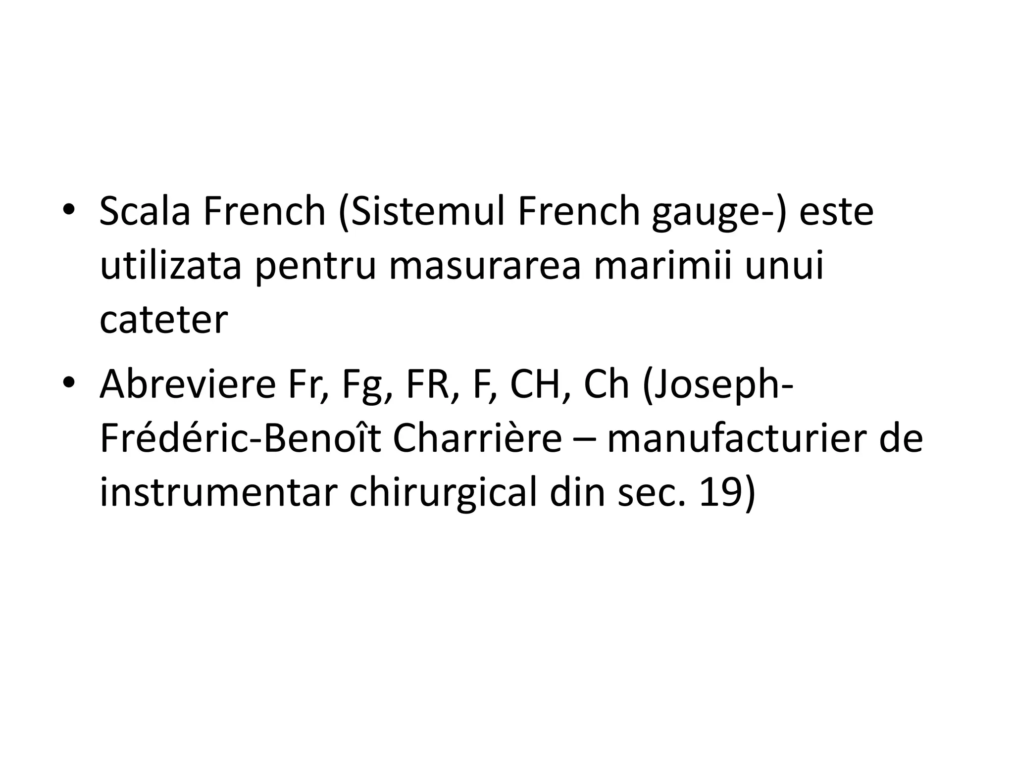 Sistemul french gauge | PPTX