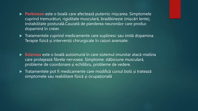 Boli ale Sistemul Nervos Central (SNC) pptx | PPTX