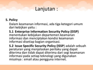 Sister 015 - manajemen keamanan | PDF