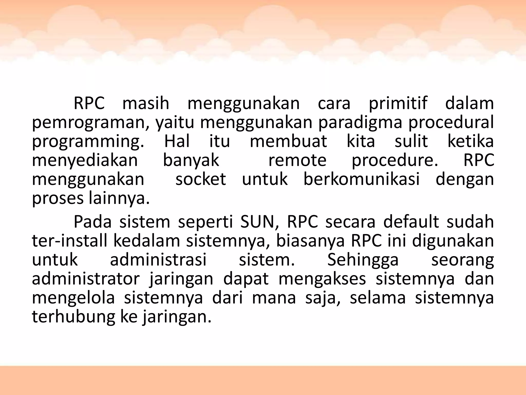 Sister 04 - remote procedure call (rpc) | PPT