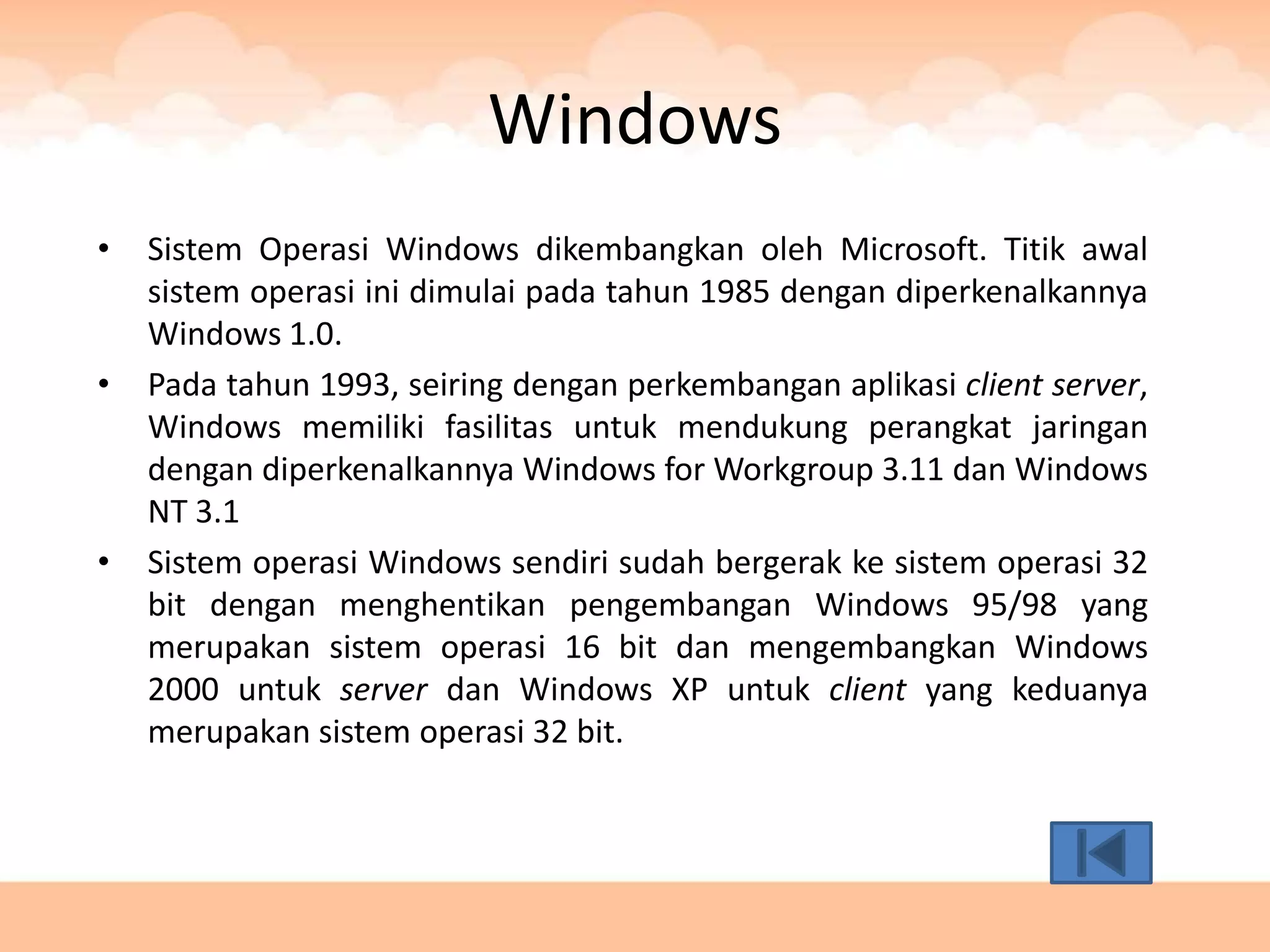 Sister 09 - jenis os client server | PDF