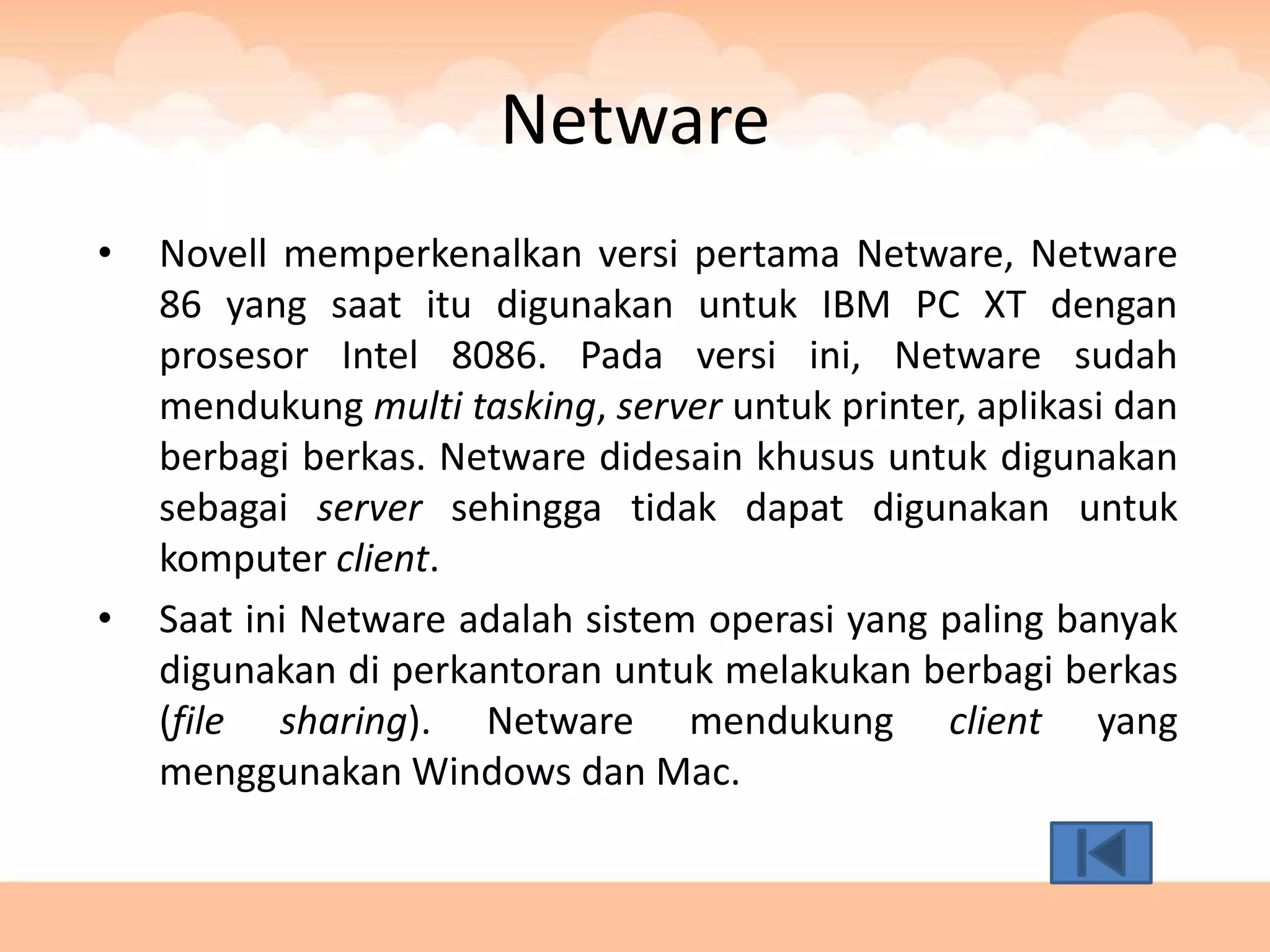 Sister 09 - jenis os client server | PDF