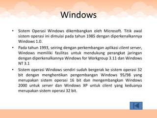 Sister 09 - jenis os client server | PDF