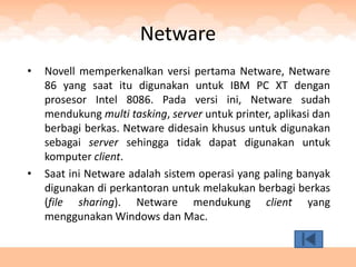 Sister 09 - jenis os client server | PDF