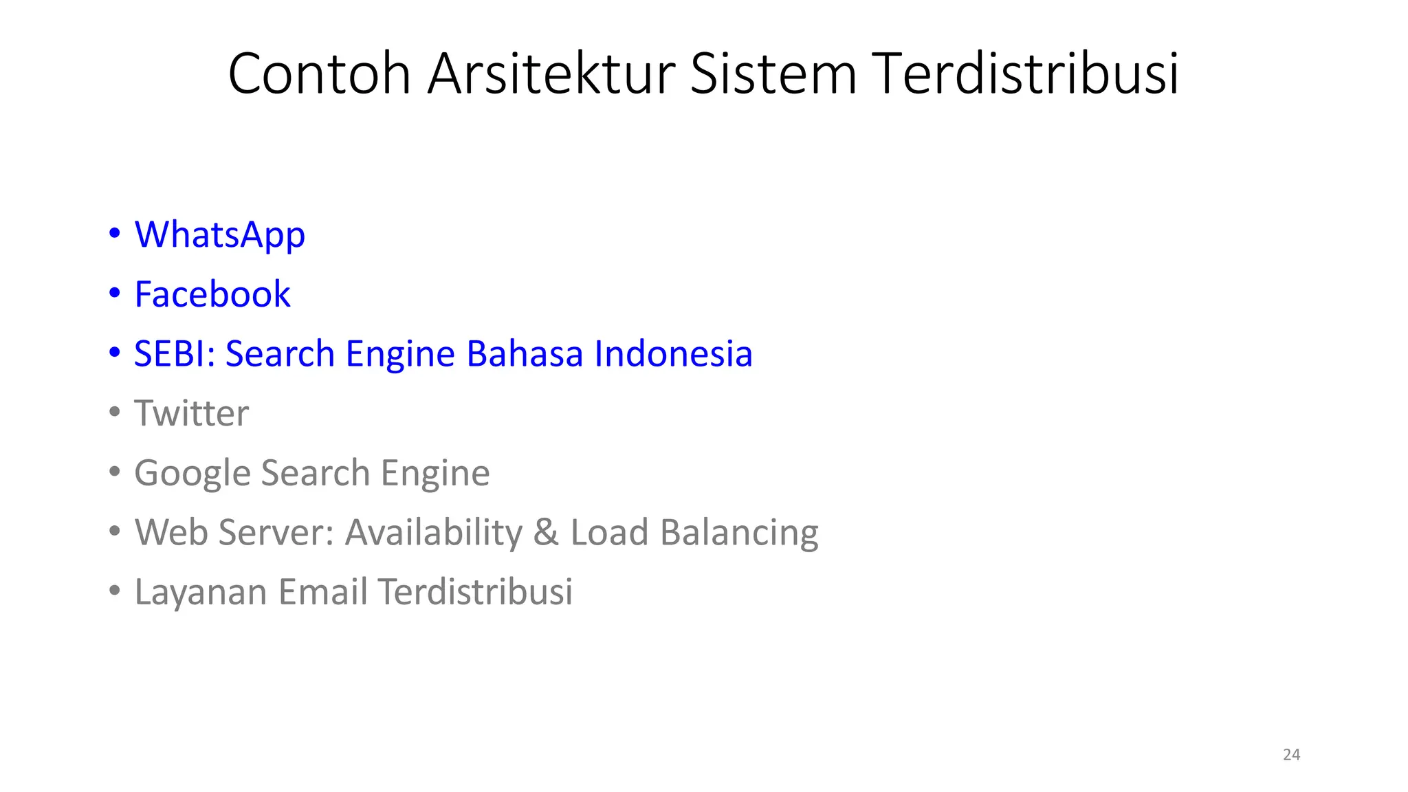 Arsitektur sistem terdistribusi | PPTX