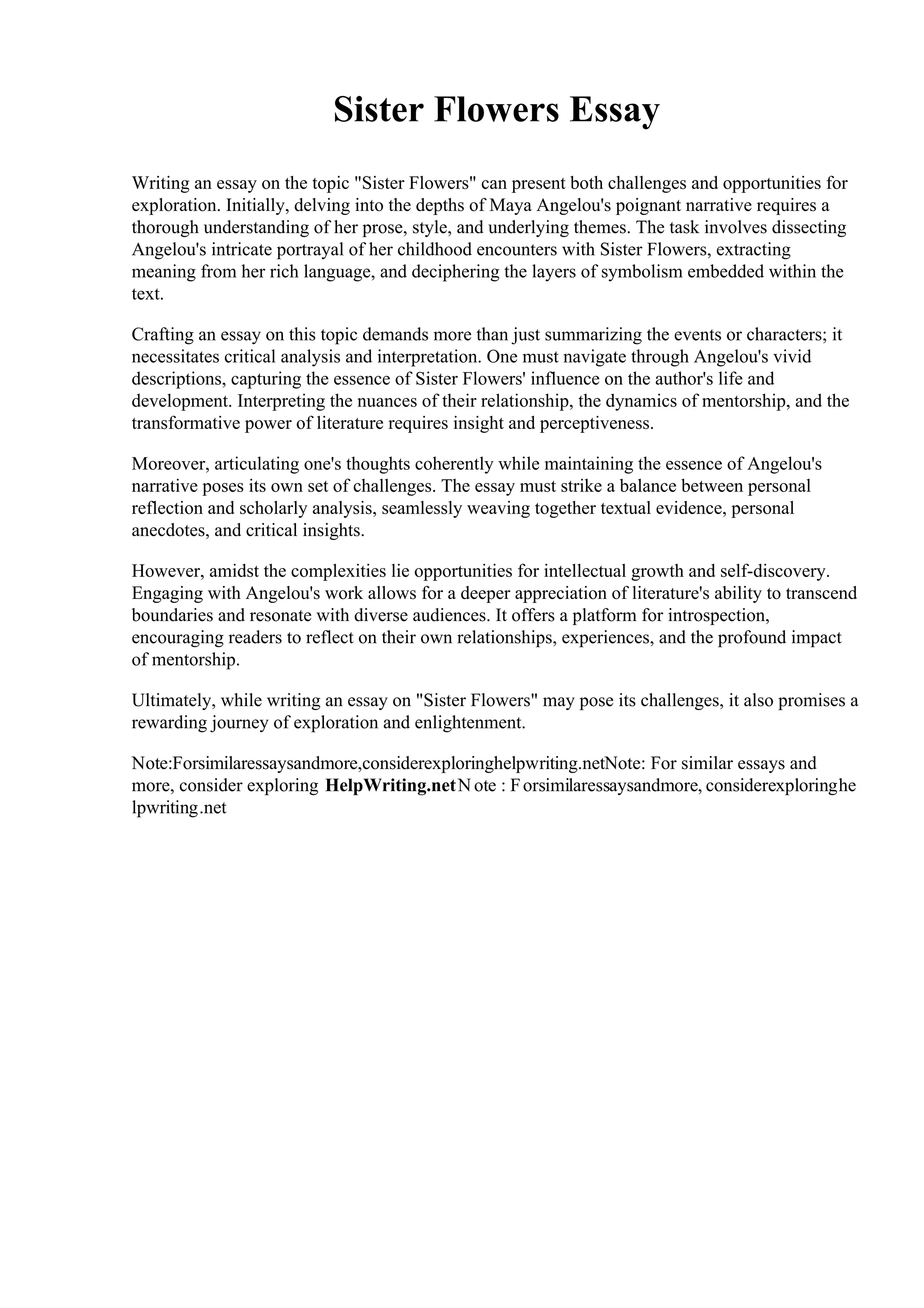 Sister Flowers Essay.pdf