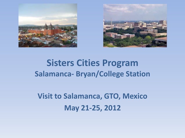 Sister Cities Program | PPT