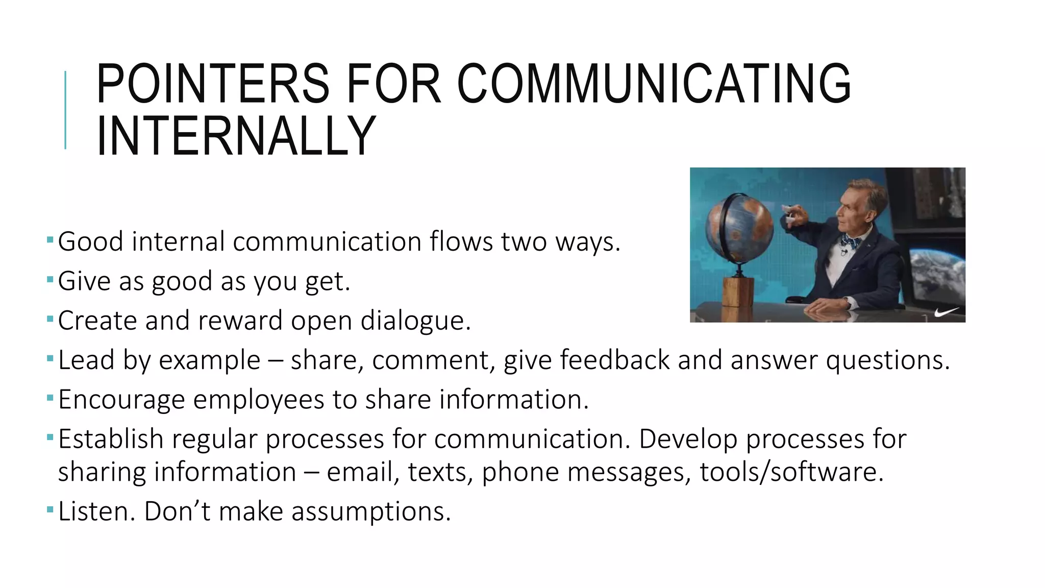 Communications Workshop | PPTX