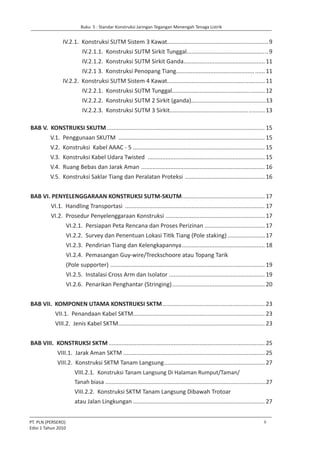 Sistim tarikan kabel pln 20 kv | PDF