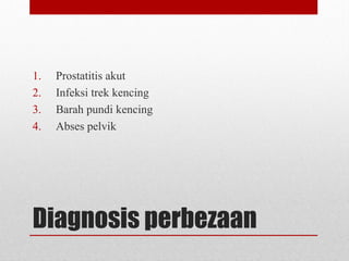 Sistits, Epididimitis dan Orkitis | PPT