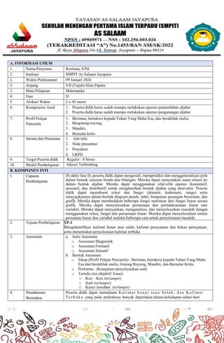 SISWA FORMAT MODUL AJAR SMPIT PER 1 FIX.docx