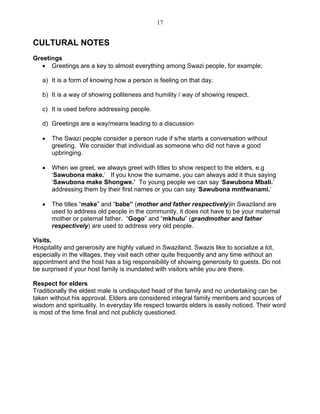 Basic siSwati Language Course | PDF