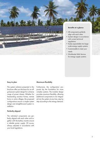 SMA Sunny Island Off Grid Solutions. | PDF