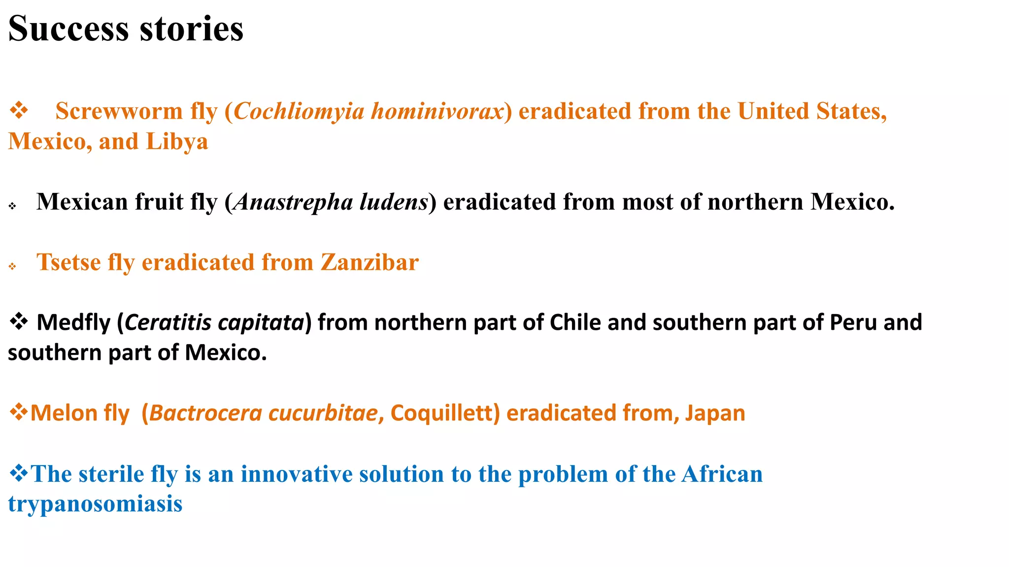 Sterile Insect Technique | PPTX