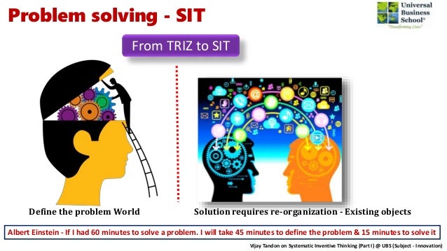 Systematic Inventive Thinking by Professor Vijay Tandon