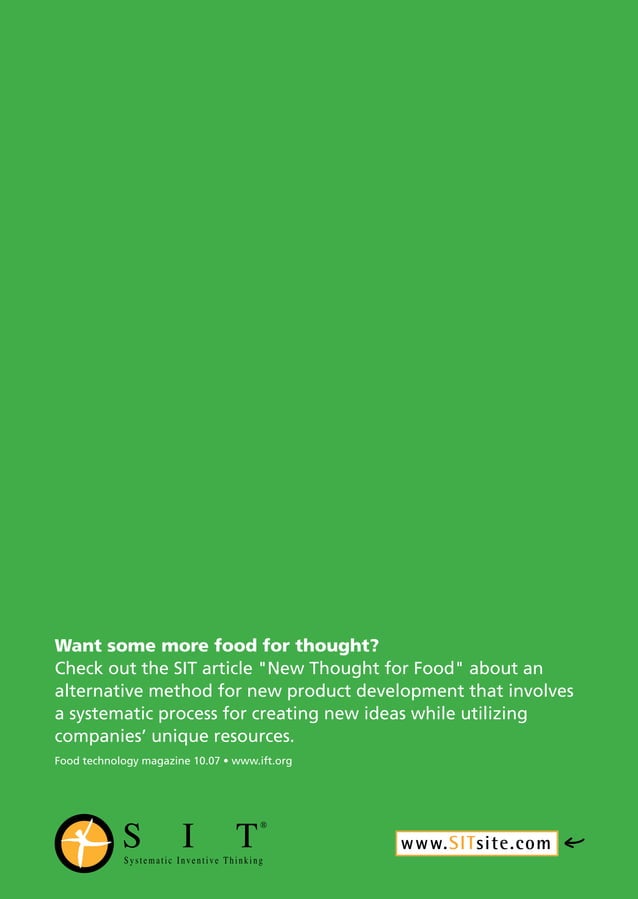 SIT - Innovation Consulting -Innovation Menu | PDF