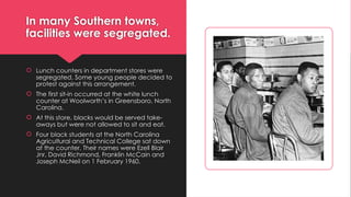 Sit-Ins by the Civil Rights Movement1960 ppt.pptx