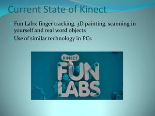 SIT - Microsoft Kinect | PPT