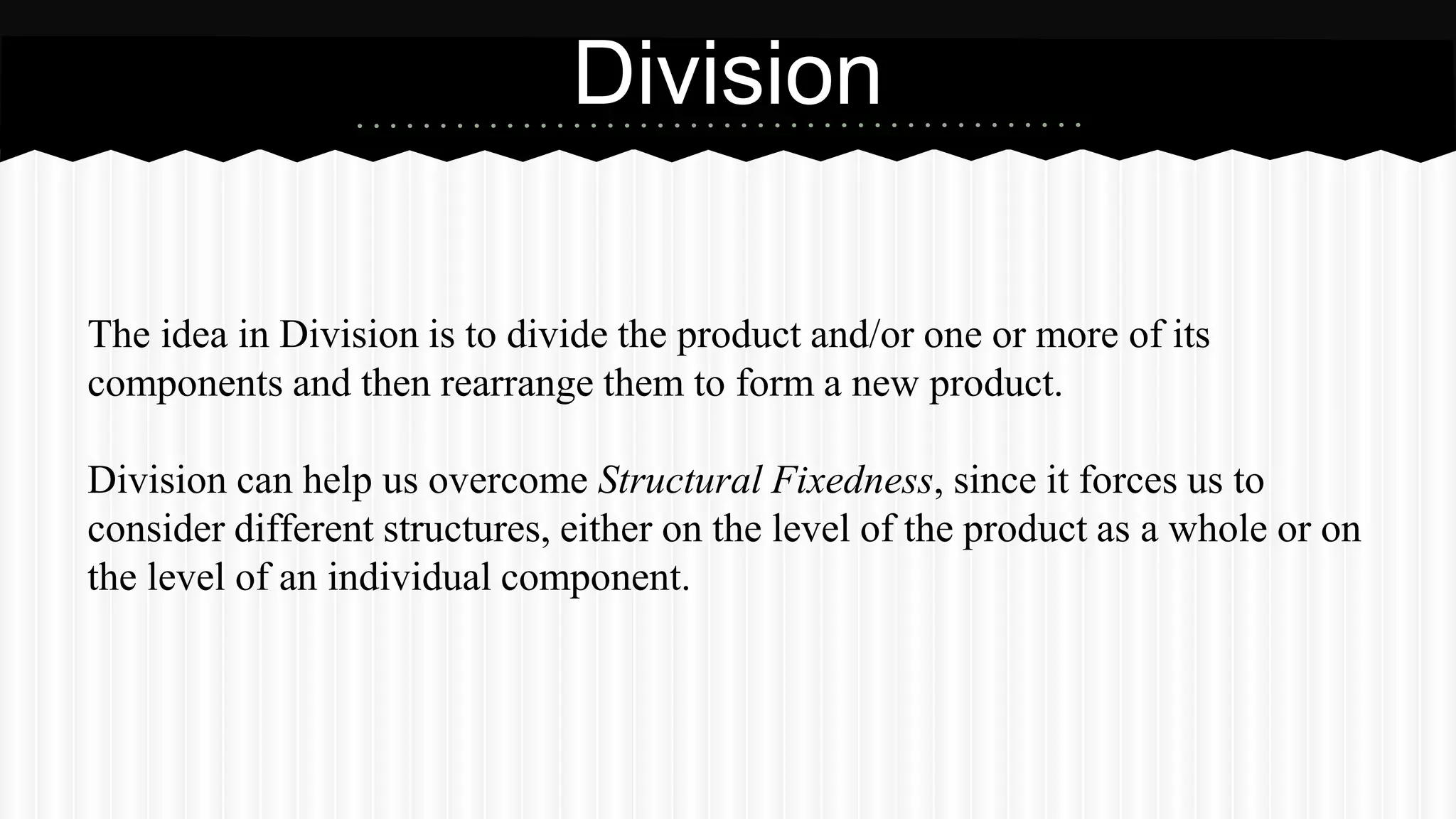 Systematic Inventive Thinking (SIT) | PPTX