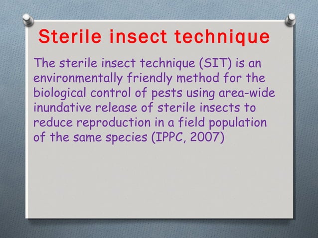 Genetic Improvements to the Sterile Insect Technique for Agricultural ...