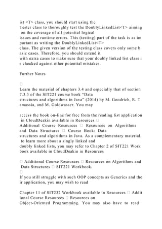 SIT221 Data Structures and Algorithms Trimester 2, 2019 .docx