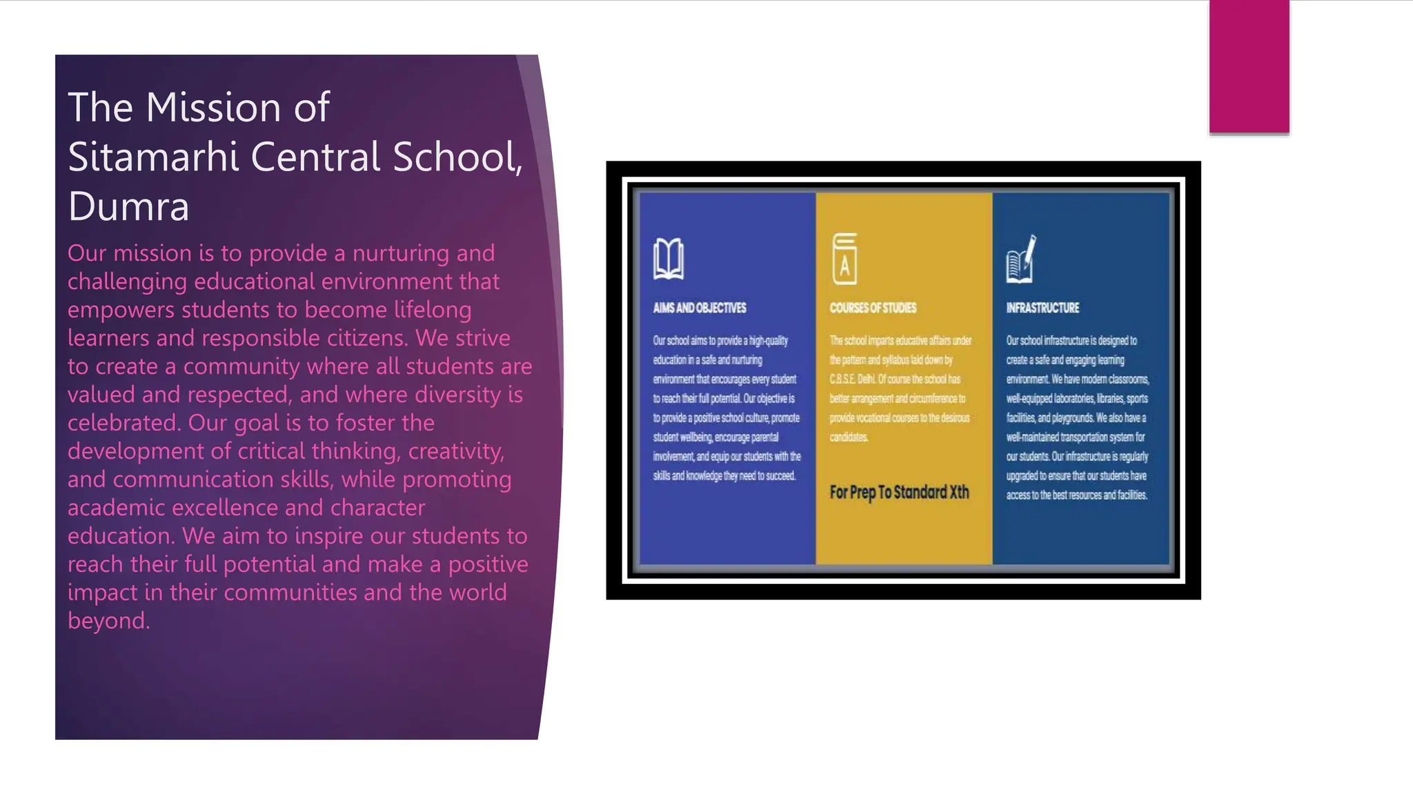 The Mission of Sitamarhi Central school, Dumra.pptx