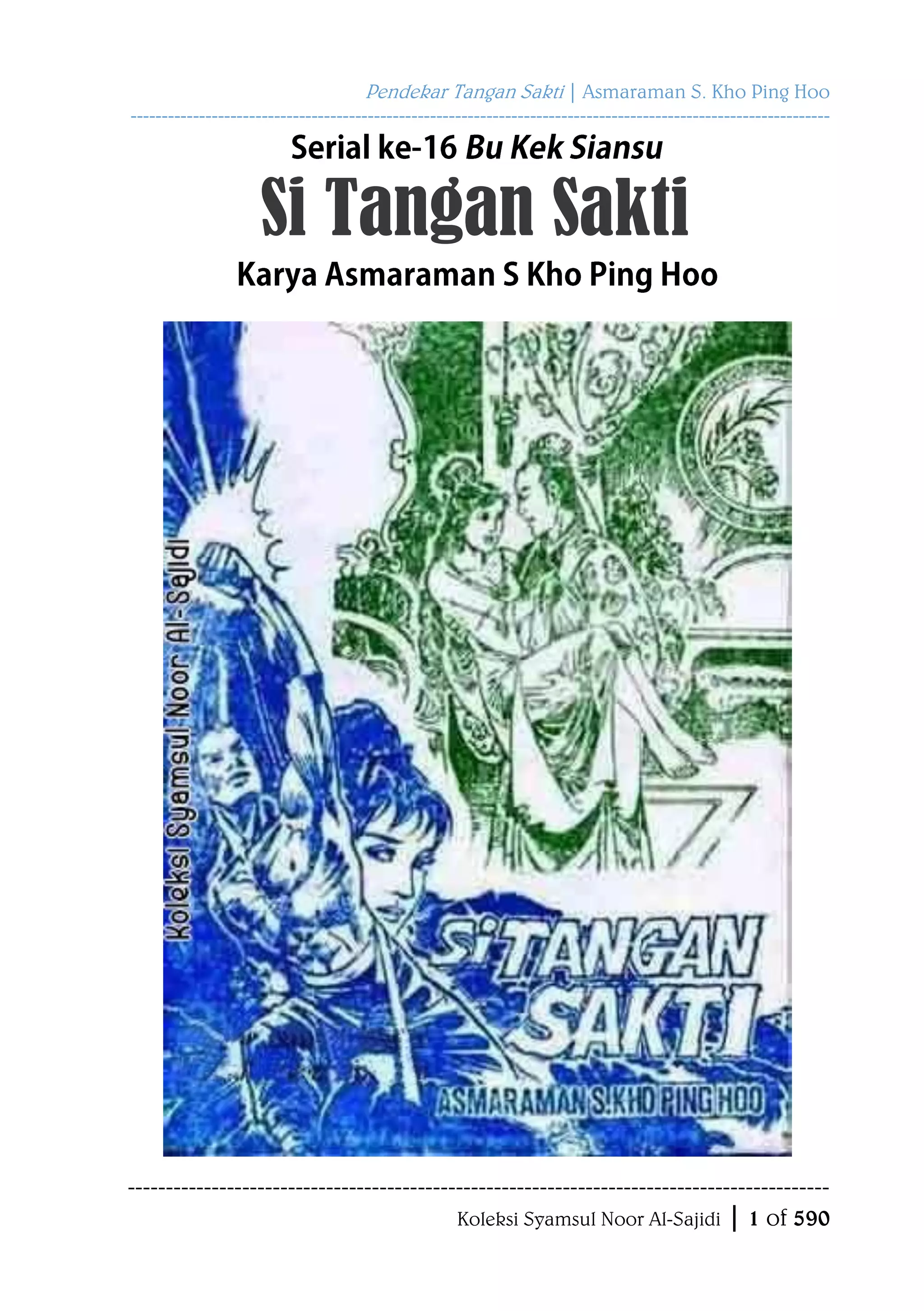 Si Tangan Sakti Kho Ping Hoo | PDF