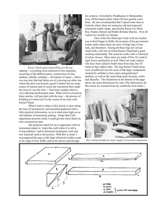Sitar Making In India | PDF