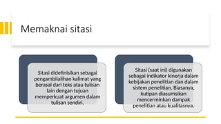 memahami SItasi dan pencegahan Plagiarisme .pptx