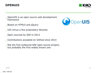 Open source in the SAP world | PPT