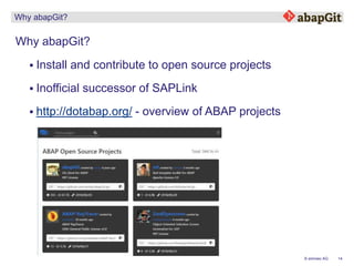 #SitBERN modern abap development with abapgit | PPT