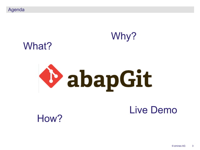 #SitBERN modern abap development with abapgit | PPT