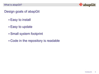 #SitBERN modern abap development with abapgit | PPT