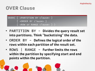 Windowing functions - Kevin Boles | PPT