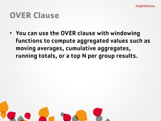 Windowing functions - Kevin Boles | PDF