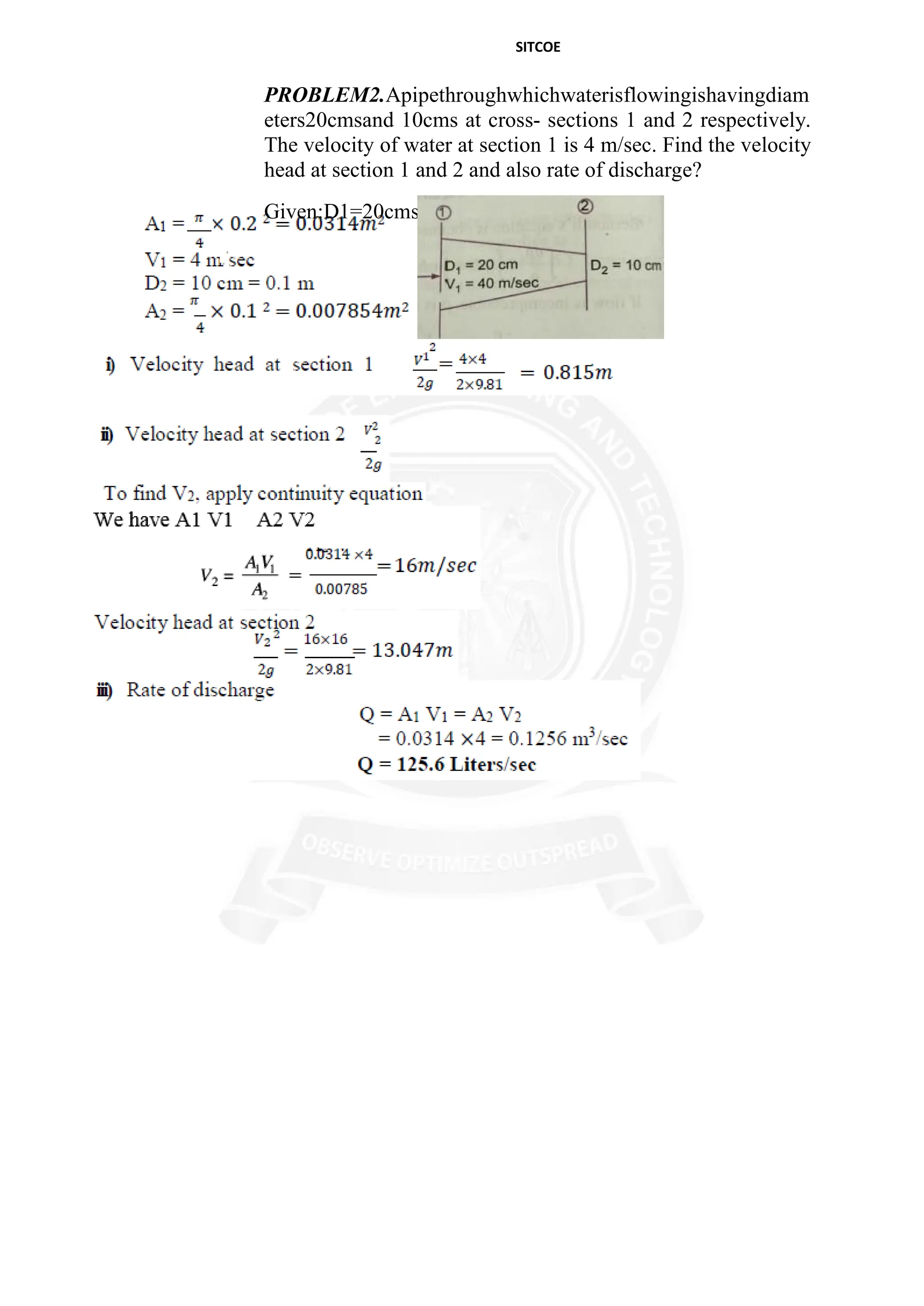 Hydraulics Continuity Equation .ppt
