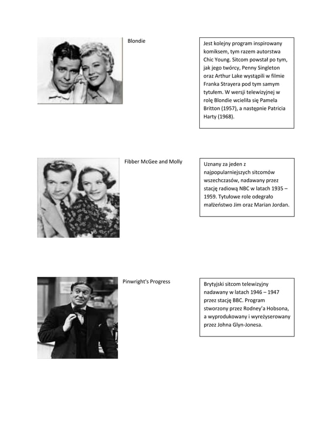 Sitcom prezentacja | PDF