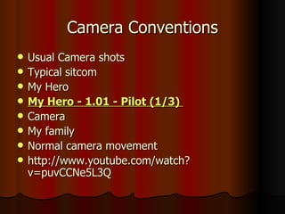 Sitcom - Conventions + Subversions | PPT