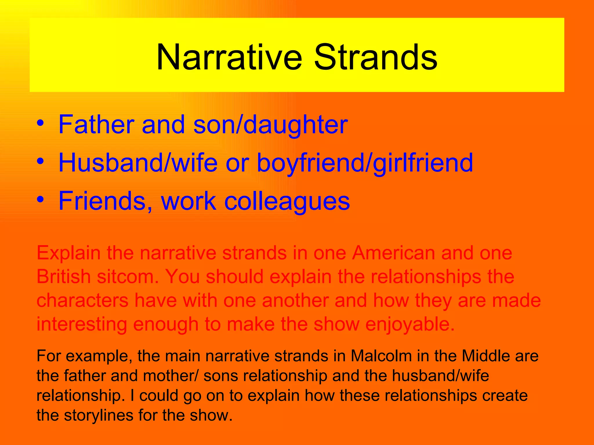 Sitcoms Characters | PPT