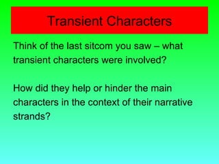 Sitcoms Characters | PPT