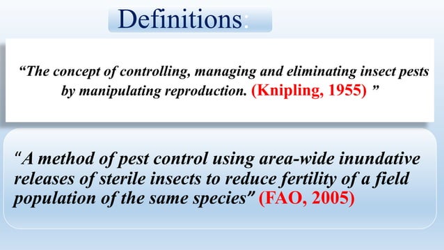 Sterile Insect Technique | PPTX | Beekeeping | Hobbies & Interests