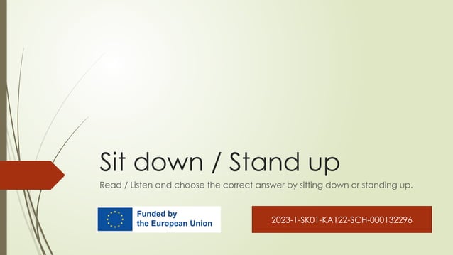 Sit down_ stand up activity.........pptx