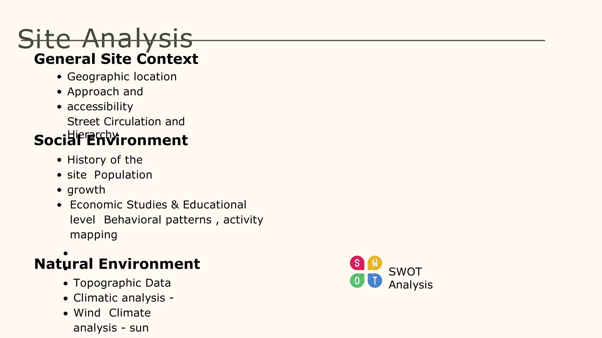 Site analysis and program of university of Jordan .pptx
