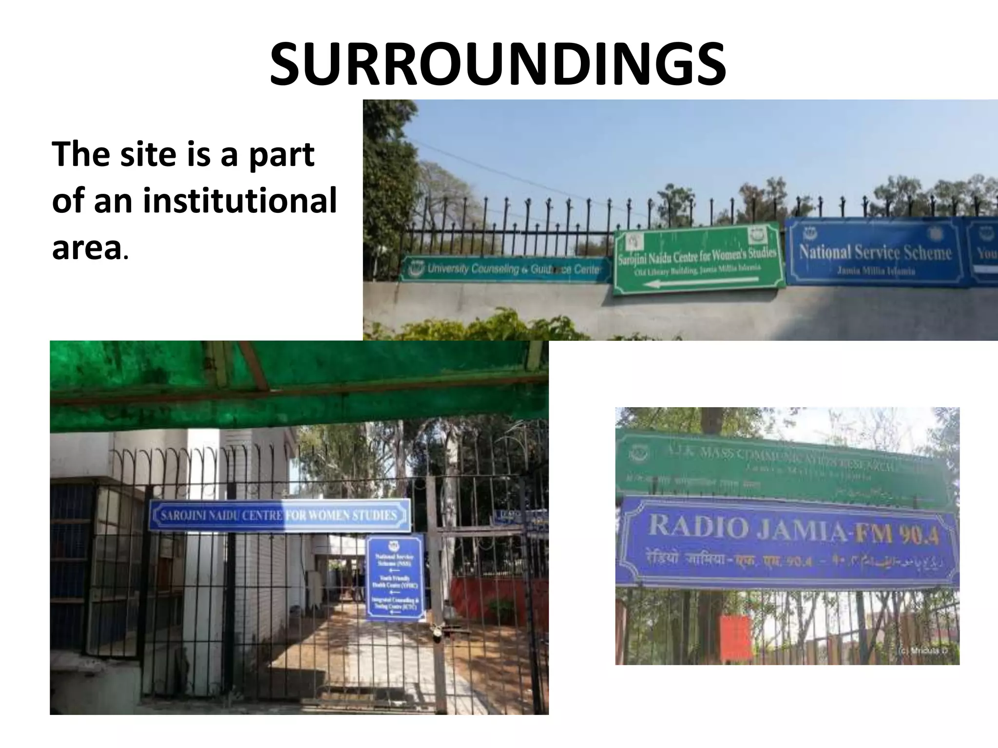 SITE for library, JAMIA MILLIA ISLAMIA | PPTX