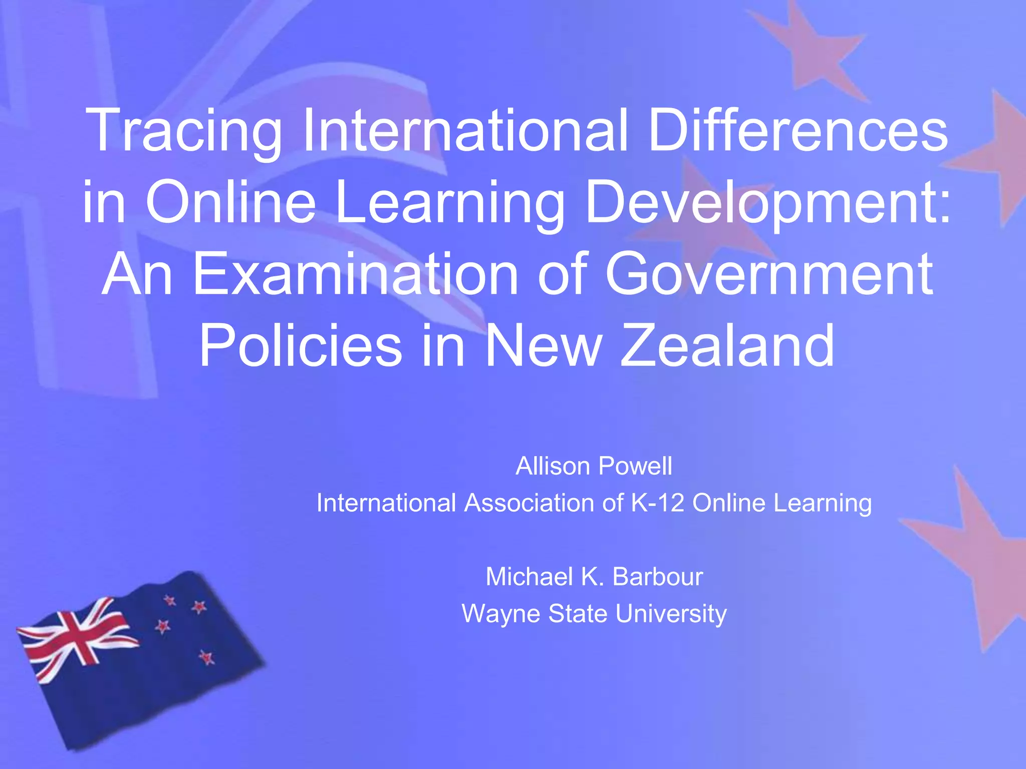 SITE 2012 - Tracing International Differences in Online Learning ...