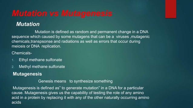 Site directed mutagenesis | PPTX | Genetics | Science