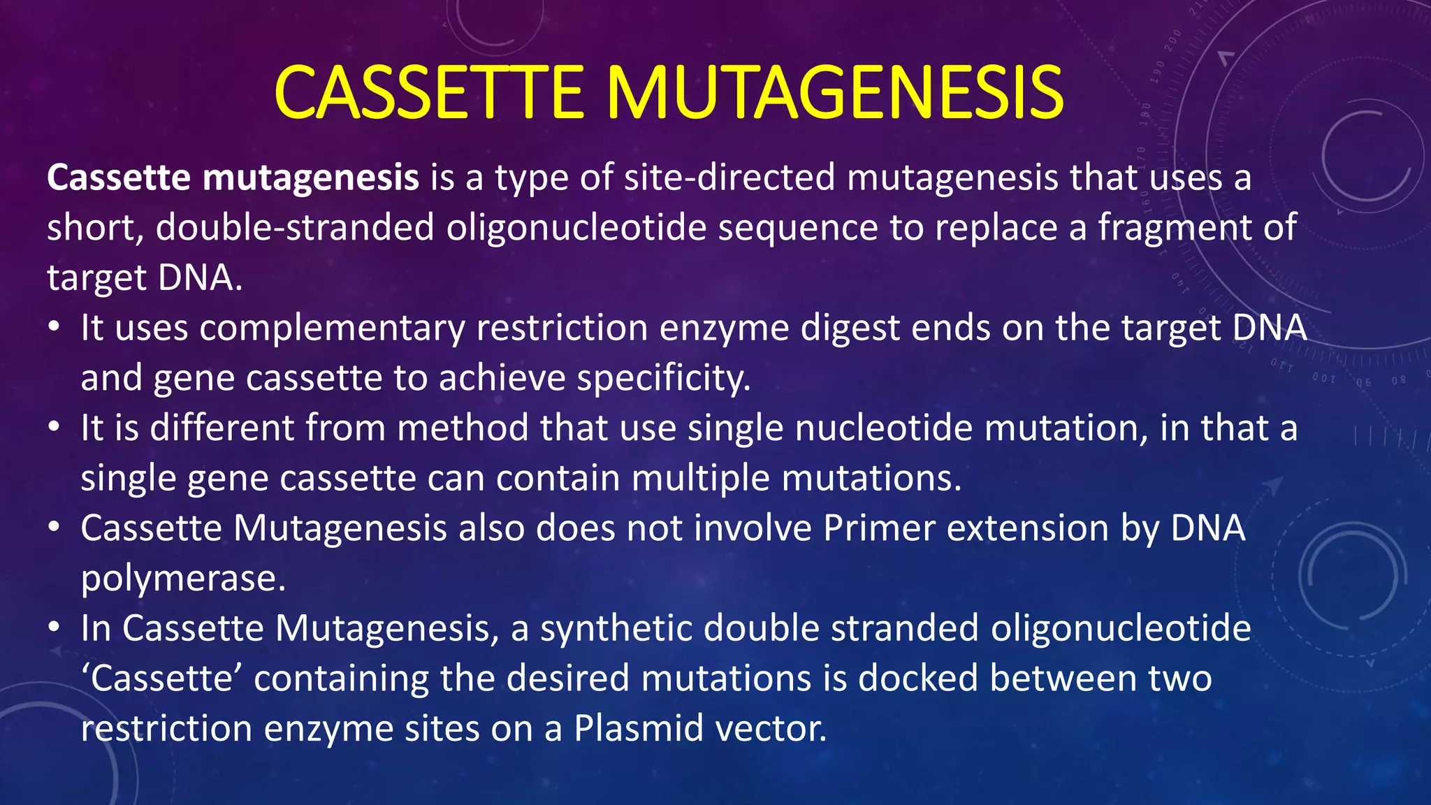 SITE-DIRECTED MUTAGENESIS.pptx