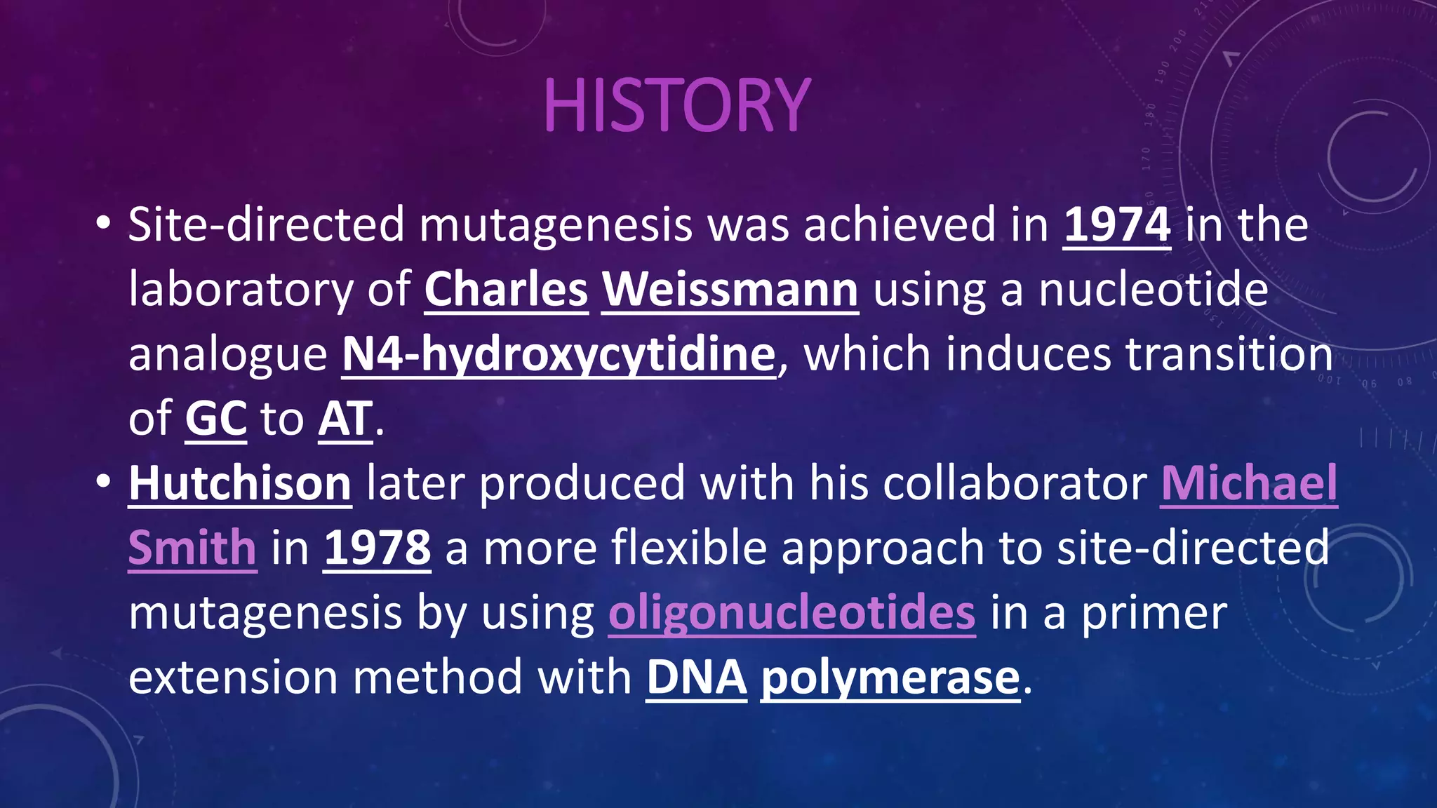 SITE-DIRECTED MUTAGENESIS.pptx